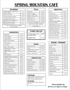 Dining - Spring Mountain Adventures